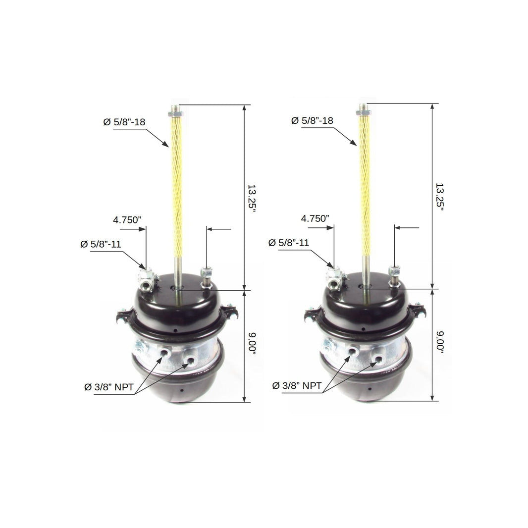 Service & Spring Brake Chambers for Semi-Trucks - Maxitrucks.com ...