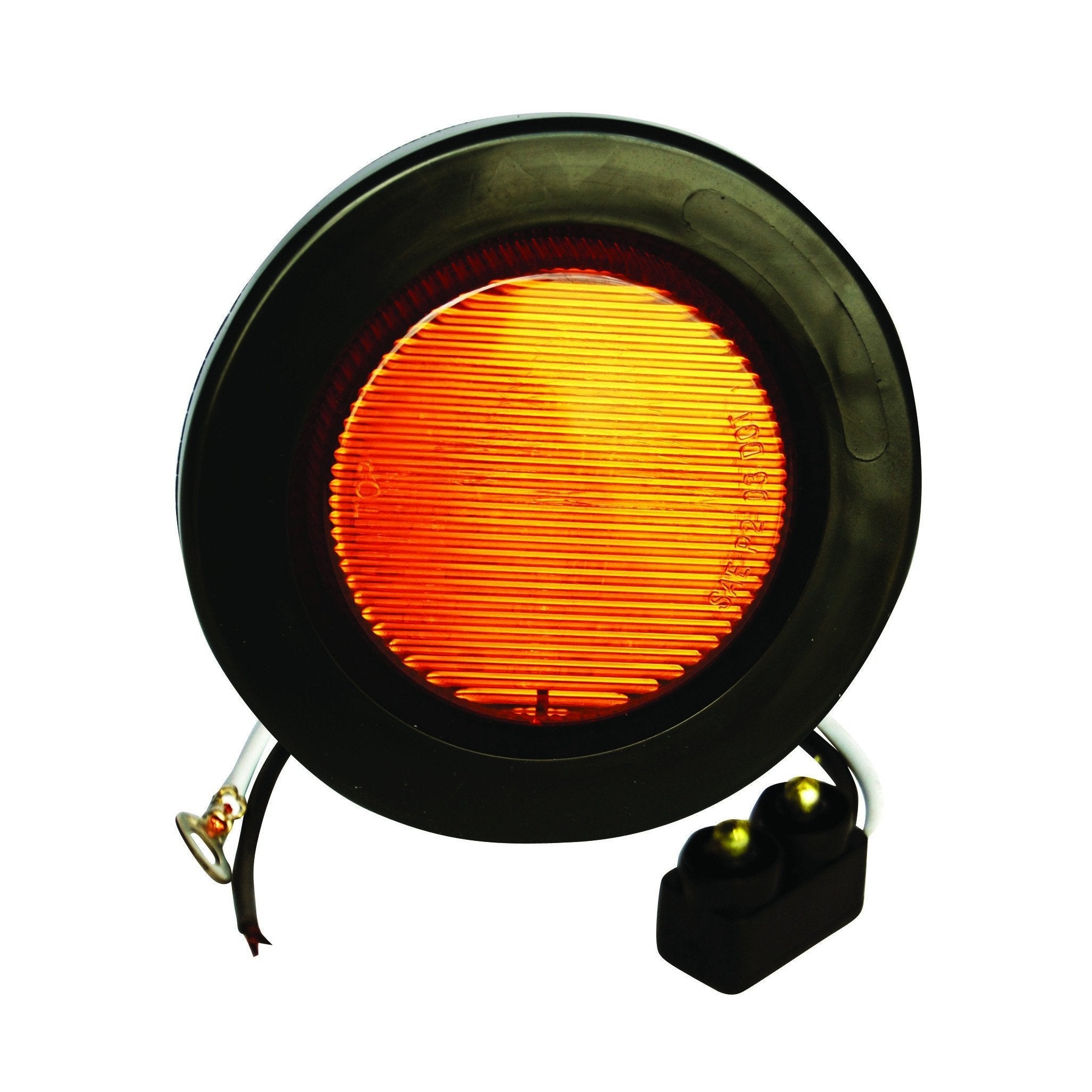 2 1/2" Round LED Amber Marker Light w/ 13 LED Lights - 24 Volts ...