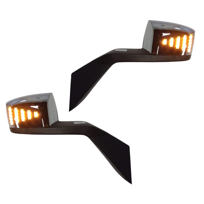 Hood Mirror For Volvo Vn Vnl with Mounting Plates - 82361058 82361059 ...