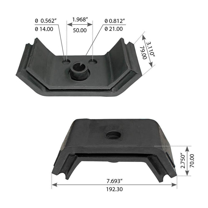 Rear Motor Mount for Kenworth - Replaces K066-377, K066-391, D13-1001 ...